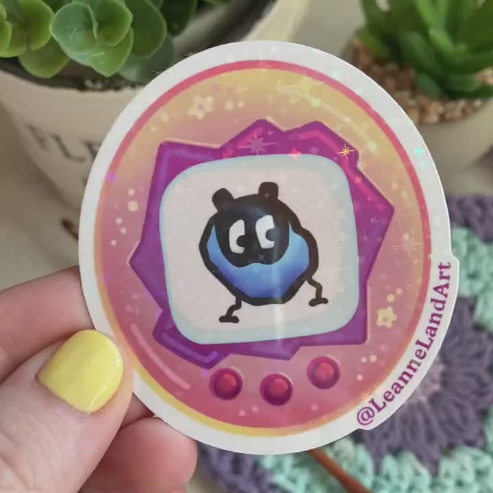 Tamagotchi Maskutchi STICKER – LeanneLandArt